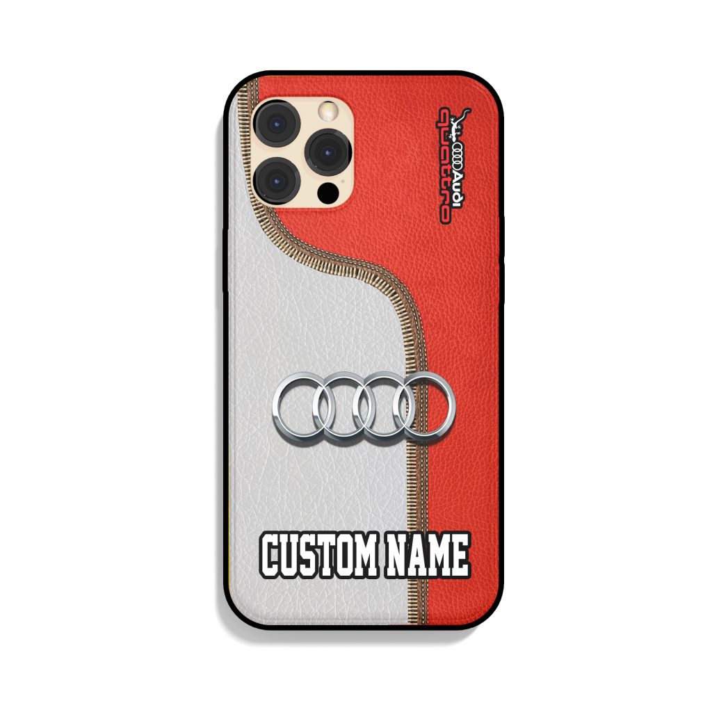 Audi Quattro Leather Pattern Car Phone case – PersonalFulfill