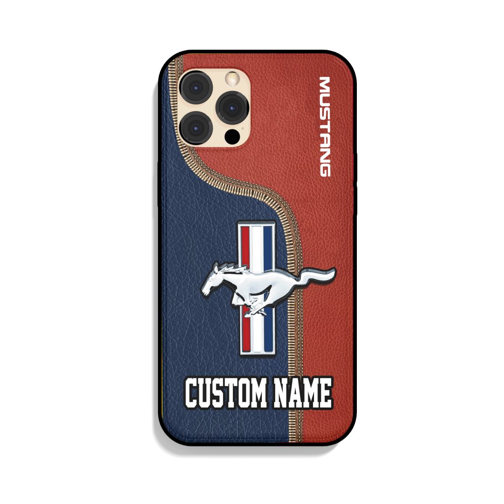 Ford Mustang Leather Pattern Car Phone case – PersonalFulfill