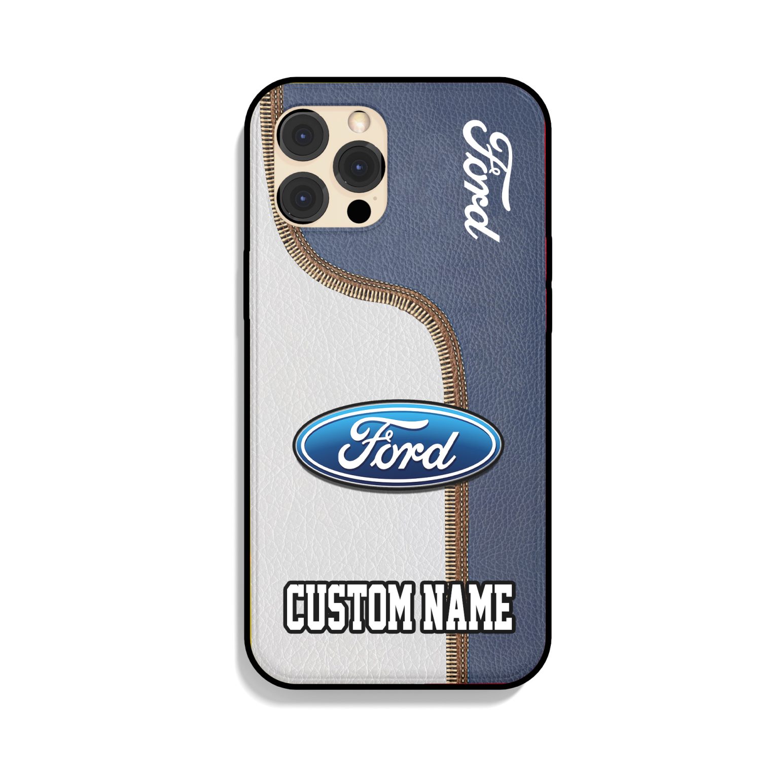 Ford Leather Pattern Car Phone case – Personalfulfill