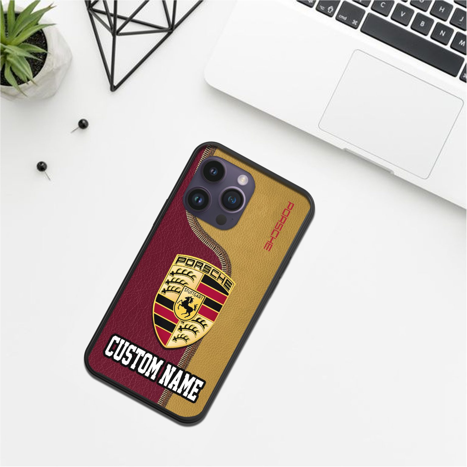 Porsche Leather Pattern Car Phone case – PersonalFulfill