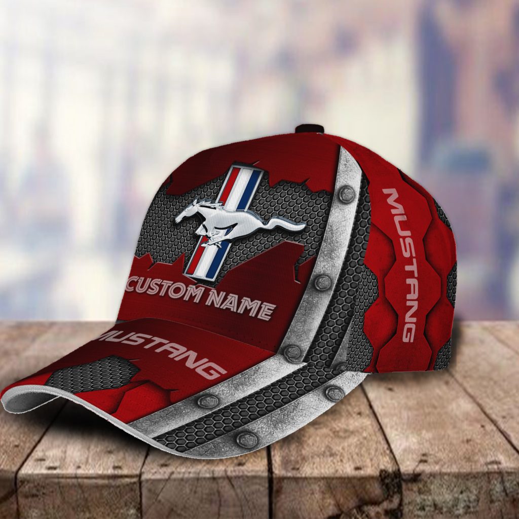 Ford Mustang 3D Classic Cap Custom Hat Logo Name – PersonalFulfill