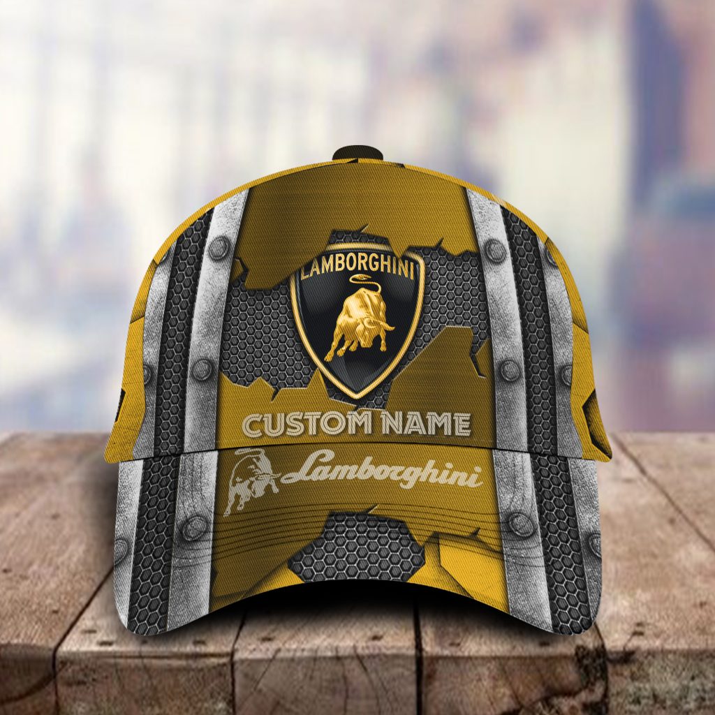 Lamborghini 3D Classic Cap Custom Hat Logo Name – PersonalFulfill