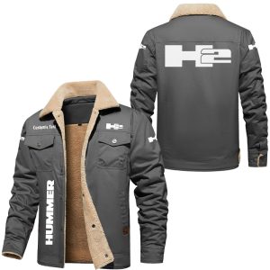 Hummer H2 Cargo Fleece Lined Cotton Jacket, vintage style, customize ...