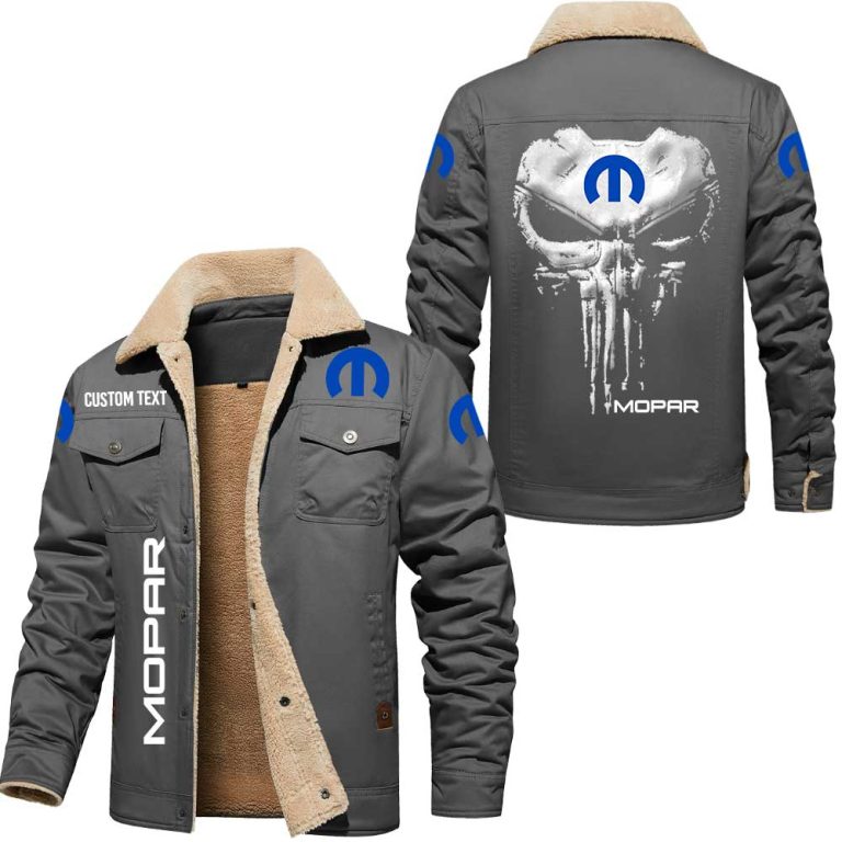 Mopar Cargo Fleece Lined Cotton Jacket, vintage style, customize name ...