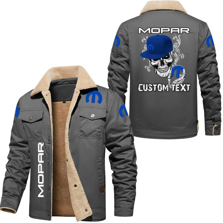 Mopar Skull B16Cargo Fleece Lined Cotton Jacket, vintage style ...